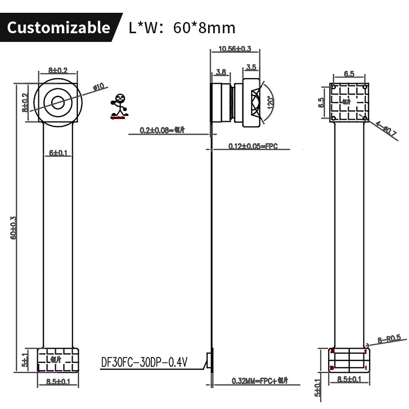 Dogoozx 2MP 1080P OV2740 Industrial Medical Endoscopy HDR Backlight ...