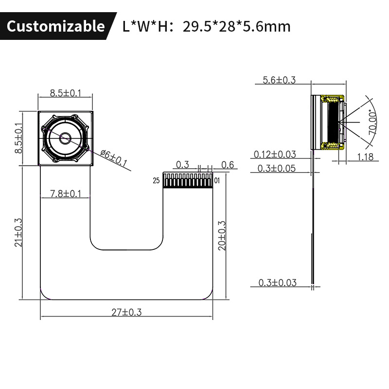 Dogoozx FF 8MP OV8856 HDR Backlight MIPI Hi-fi Document Photo ...